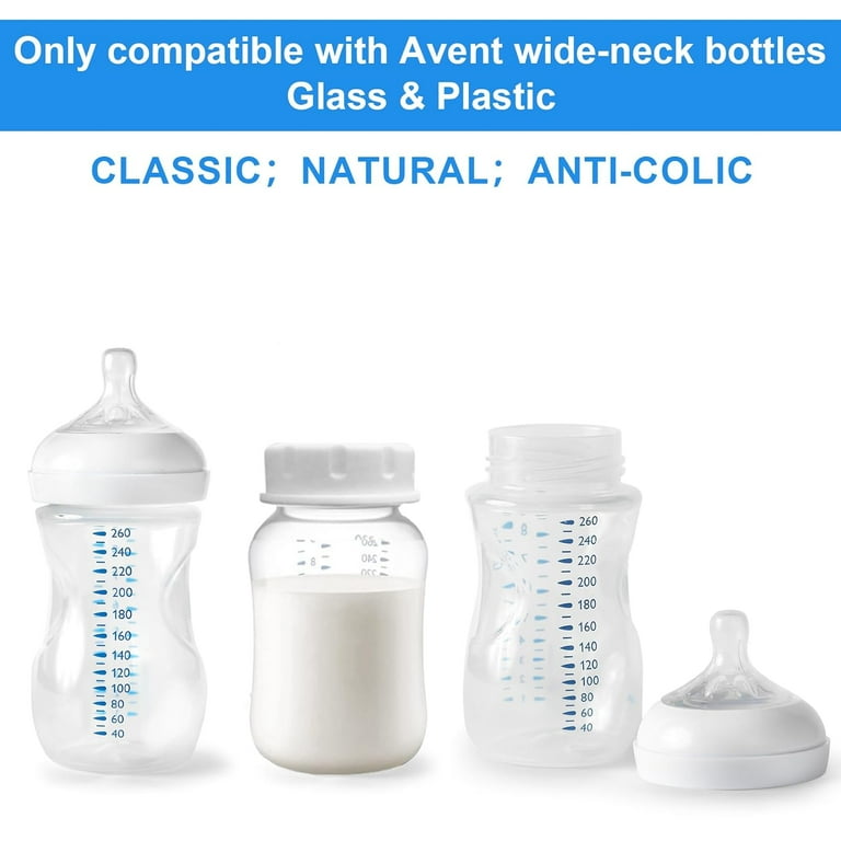 6Pcs Travel Bottle Caps For Philips Avent Baby Bottle