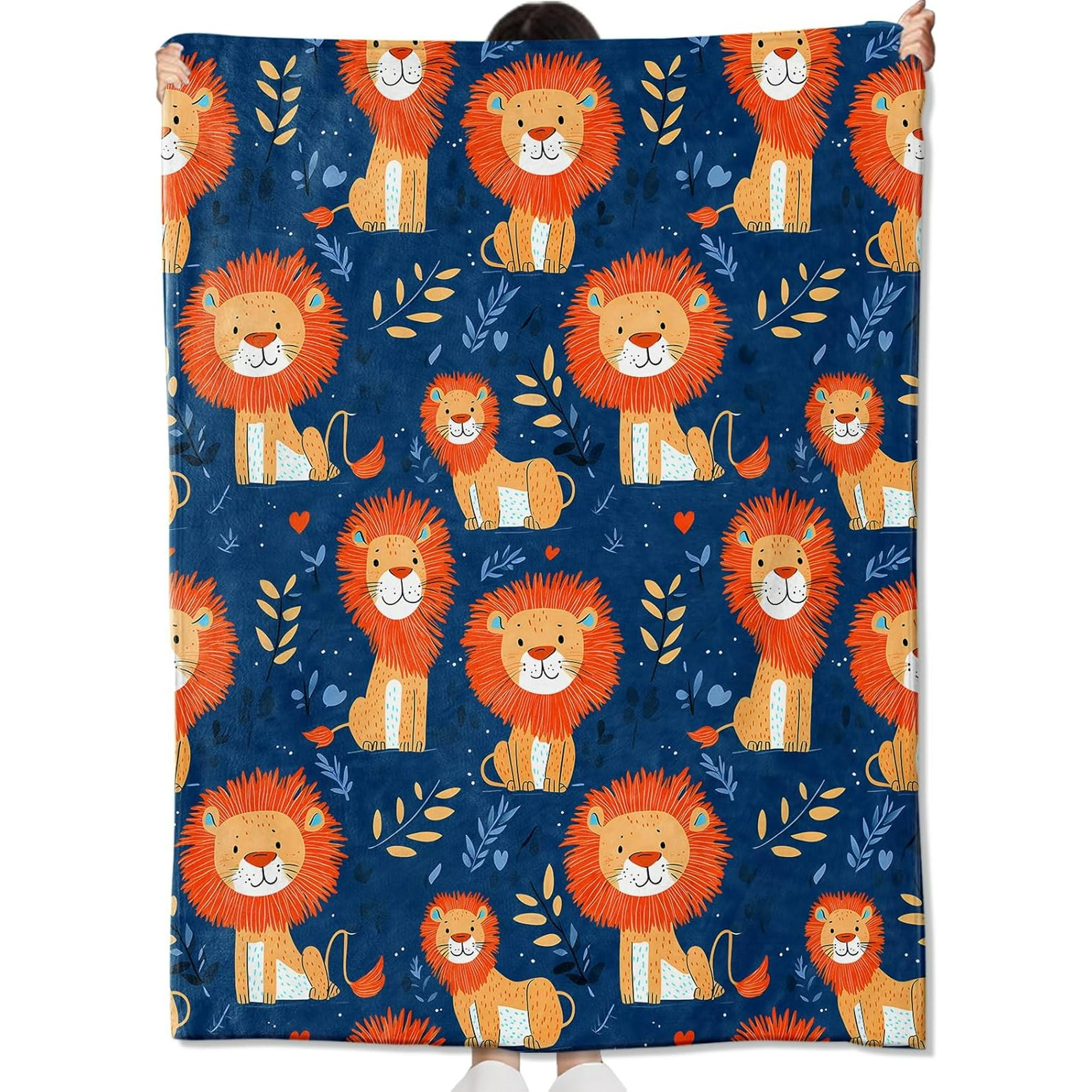 Click here for Zhitrades Cute Lion Blanket Gifts For Kids Adult G... prices