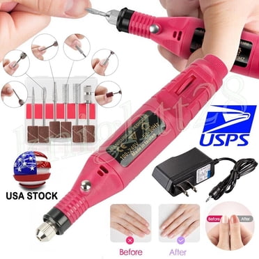 Pinkiou Portable Electric Nail Drill Machine Set, Professional Manicure ...