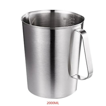 Stainless Steel Measuring Cup with Marking with Handle, 64oz - Walmart.com