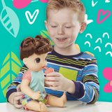 Baby Alive Potty Dance Talking Baby Doll, Brown Curly Hair - Walmart.com