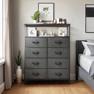 Rowan Valley Flint 6 Drawer Dresser, Two-Tone Gray - Walmart.com