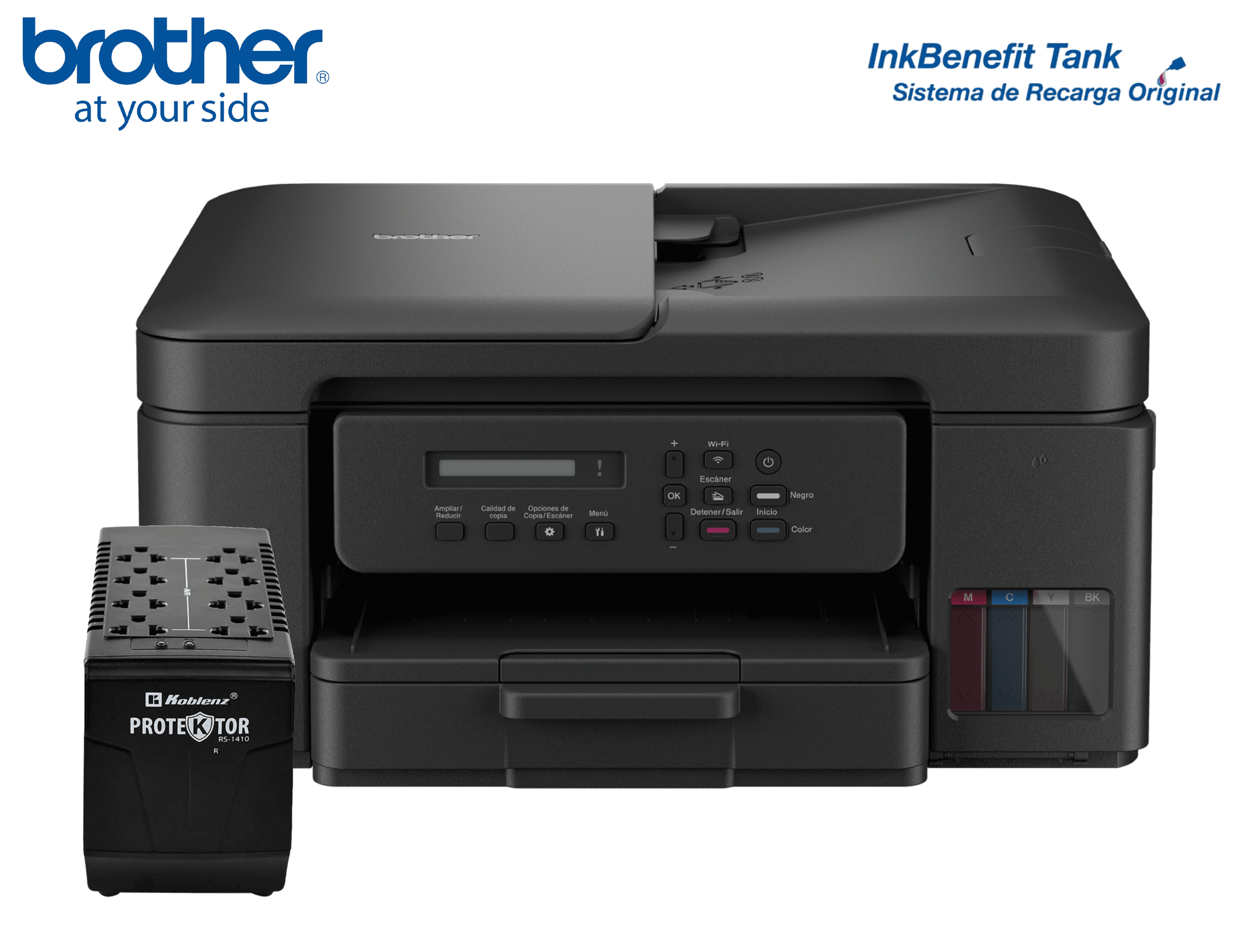 Impresora Multifuncional Brother T730 Inalambrica Sistema de Tinta ...