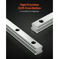 VEVOR Linear Rail Guide Kit, HGR20, 2Pcs 2000 mm (78.74 inch) Linear ...
