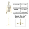 ToHu Dress Mannequin with Stand Detachable Body Stand Mannequin Torso ...