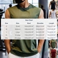 Bosfbaoi Men's Stitch Detail Sleeveless Workout Shirt, Polyester Quick ...