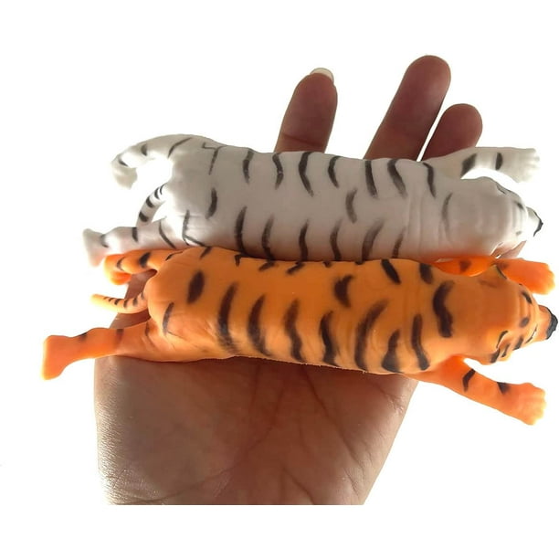 Set of 2 Sand Filled Squishy Tigers - Moldable Sensory, Stress, Squeeze ...