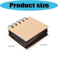 Fluorescent Color Note Twin Coil Binding Adhesive Note Pad Memo ...