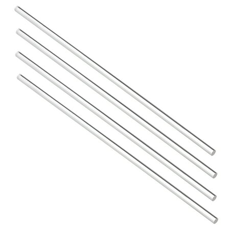 6mmx247mm Clear Solid Acrylic Round Rod Bar 4pcs | Walmart Canada