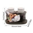 Pepper Seasoning Shakers Sets, Cut Bread French Chef Sculpture ...