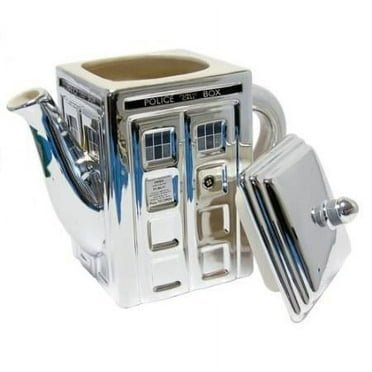 Underground Toys TARDIS Ceramic Tea Pot, 7-Inch, 25 Ounces - Walmart.com