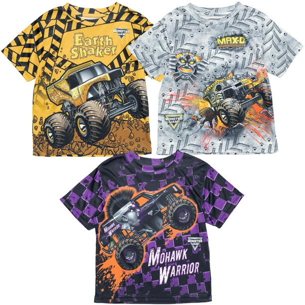 Monster Jam Mohawk Warrior Earth Shaker Maximum Destruction Toddler ...