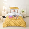 Catabedysis Watercolor Alphabet Print Twin Duvet Cover For Boys,Drip ...
