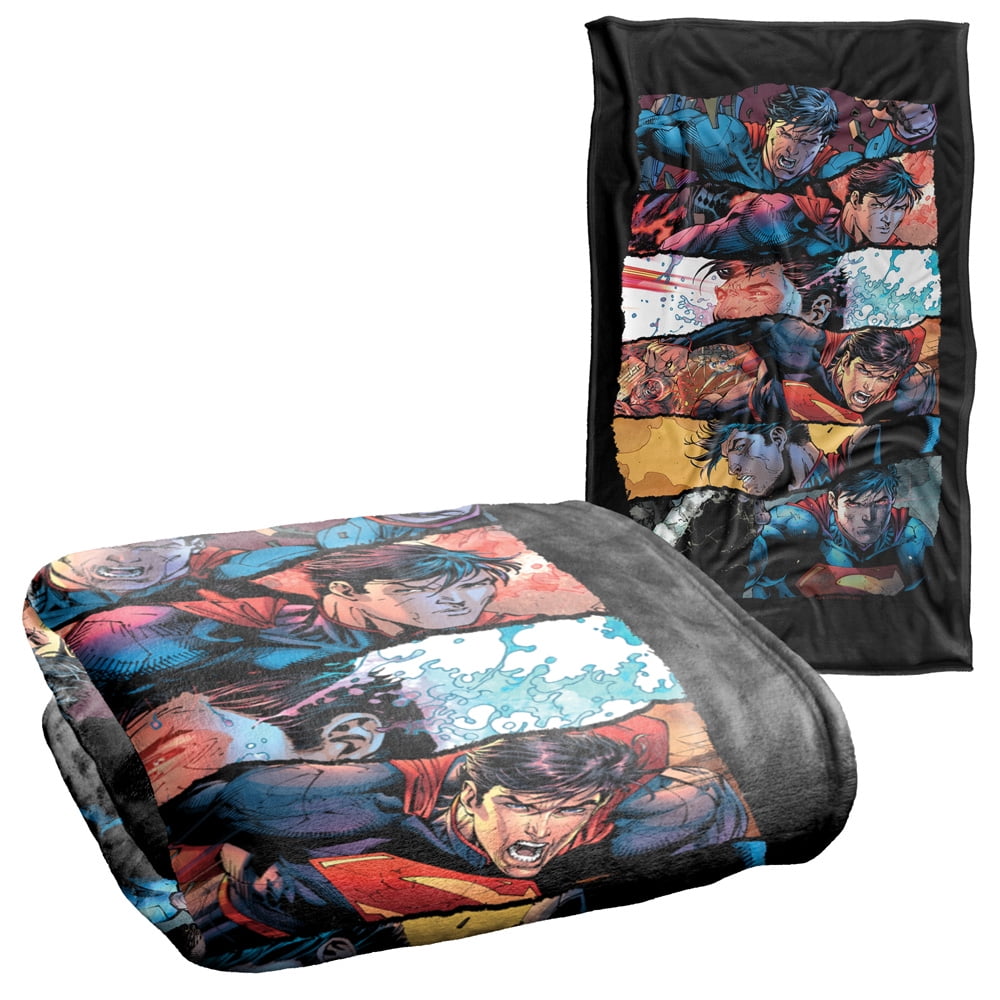 Superman Torn Collage Silky Touch Super Soft Throw Blanket 36" x 58 ...
