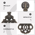 BESTYASH 6Pcs Dark Brown European Style Cabinet Handles Decorative ...