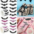 500Pieces Glittering Bats Sticker 38mm Wrapping Label Sticker for Seal ...