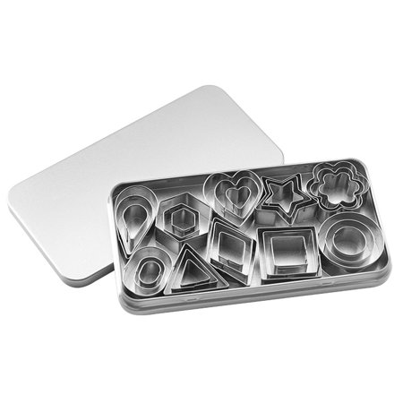 PERTTYUNG 30 mini cookie cutters for cutting polymer clay, puff pastry ...