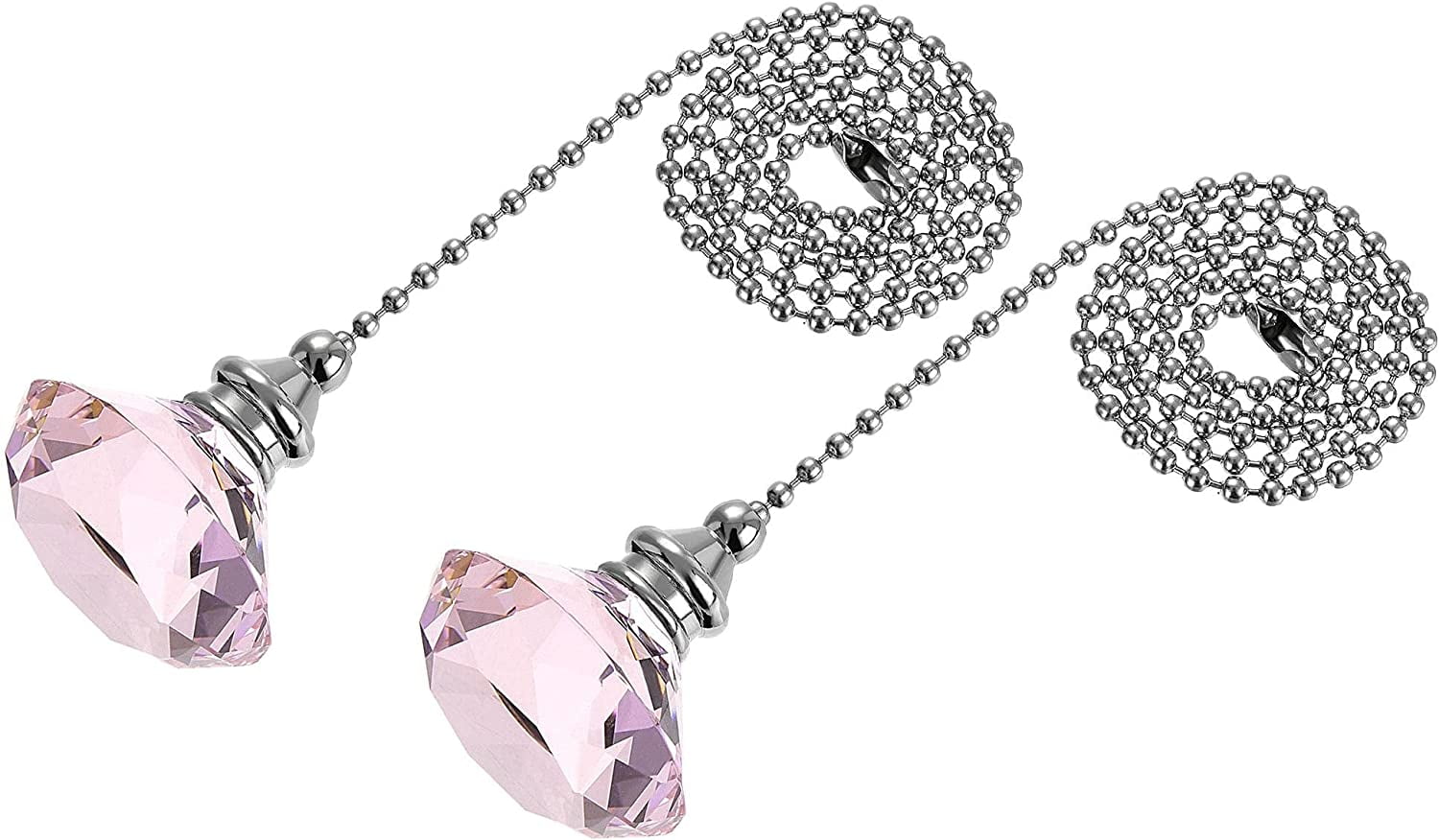 20 Inch Ceiling Fan Pull Chain, Decorative Crystal Fan Pull Chain ...