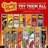 Country Meats, High Protein Keto Friendly Meat Sticks, Sweet BBQ Flavor ...