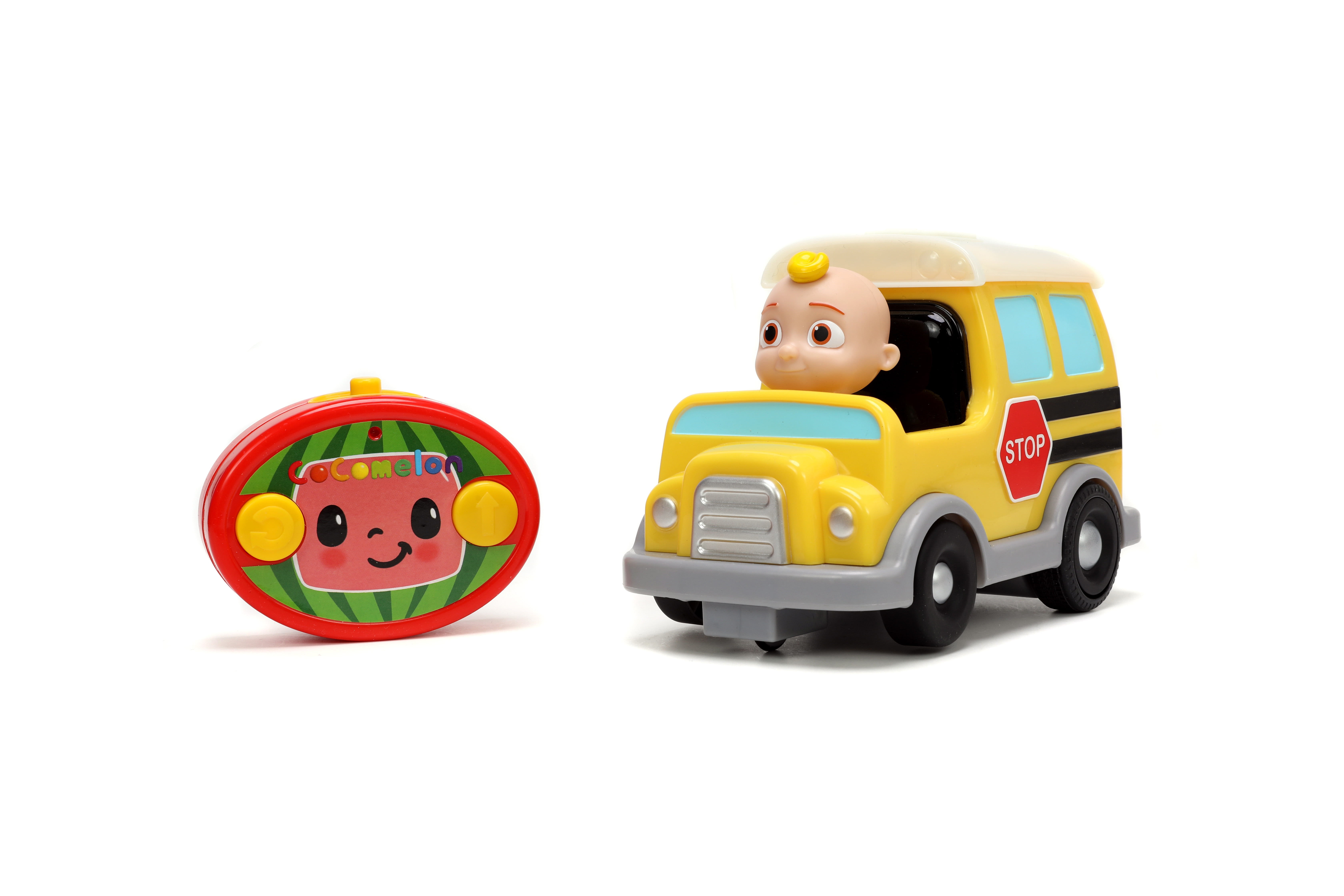 Cocomelon 7.5" Scale School Bus Radio Control Cars - Walmart.com