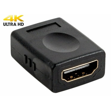onn. HDMI A to HDMI A F/F Coupler Female to Female Adapter Black ...