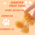 (2 pack) Pawmate Chicken ＆ 2.5" Peanut Butter Bones Dog Treats, Low Fat ...