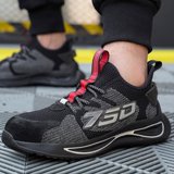 Tanleewa Anti-smash Safety Boots for Men Steel Toe Cap Work Shoe Size ...