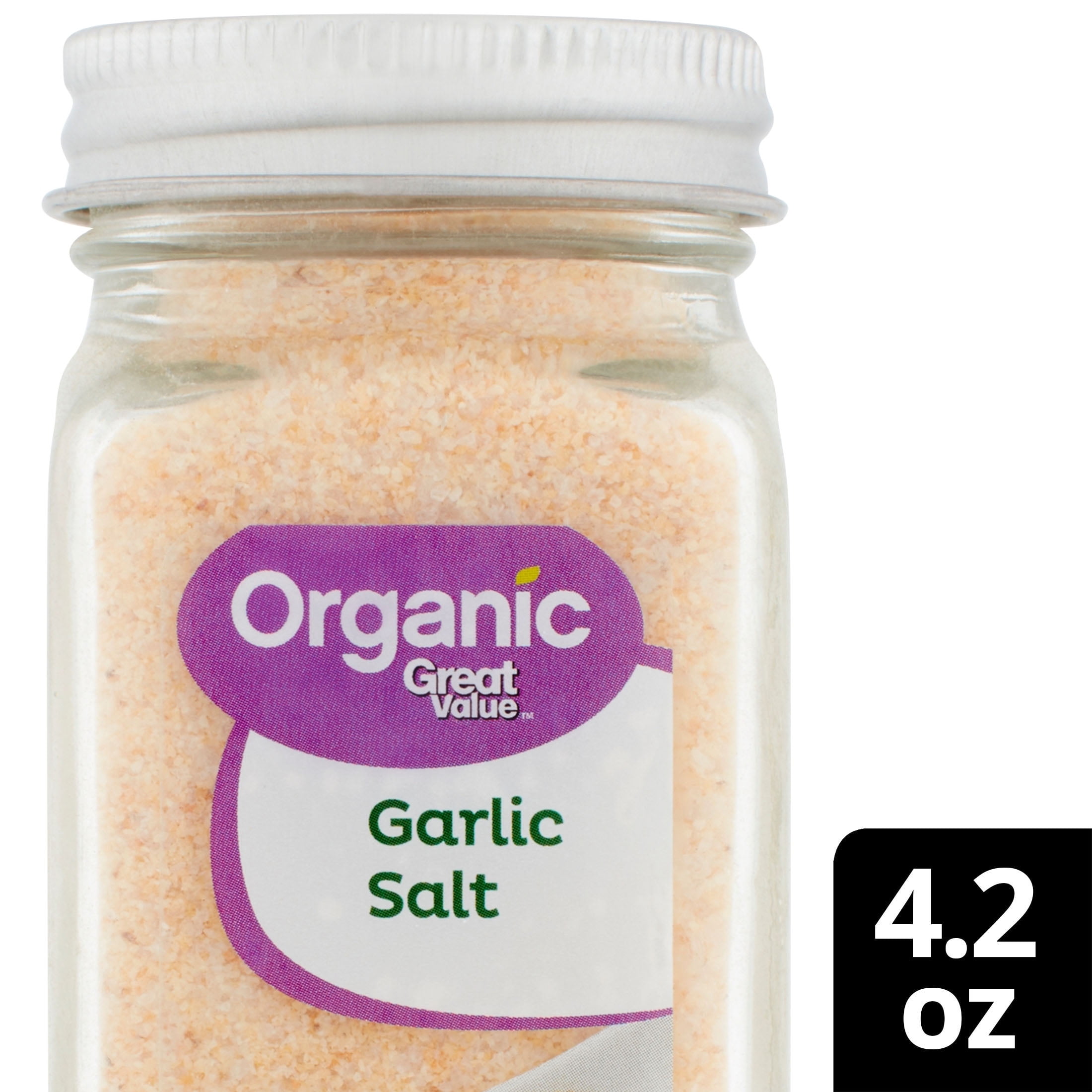 Great Value Organic Garlic Salt, 4.2 oz - Walmart.com
