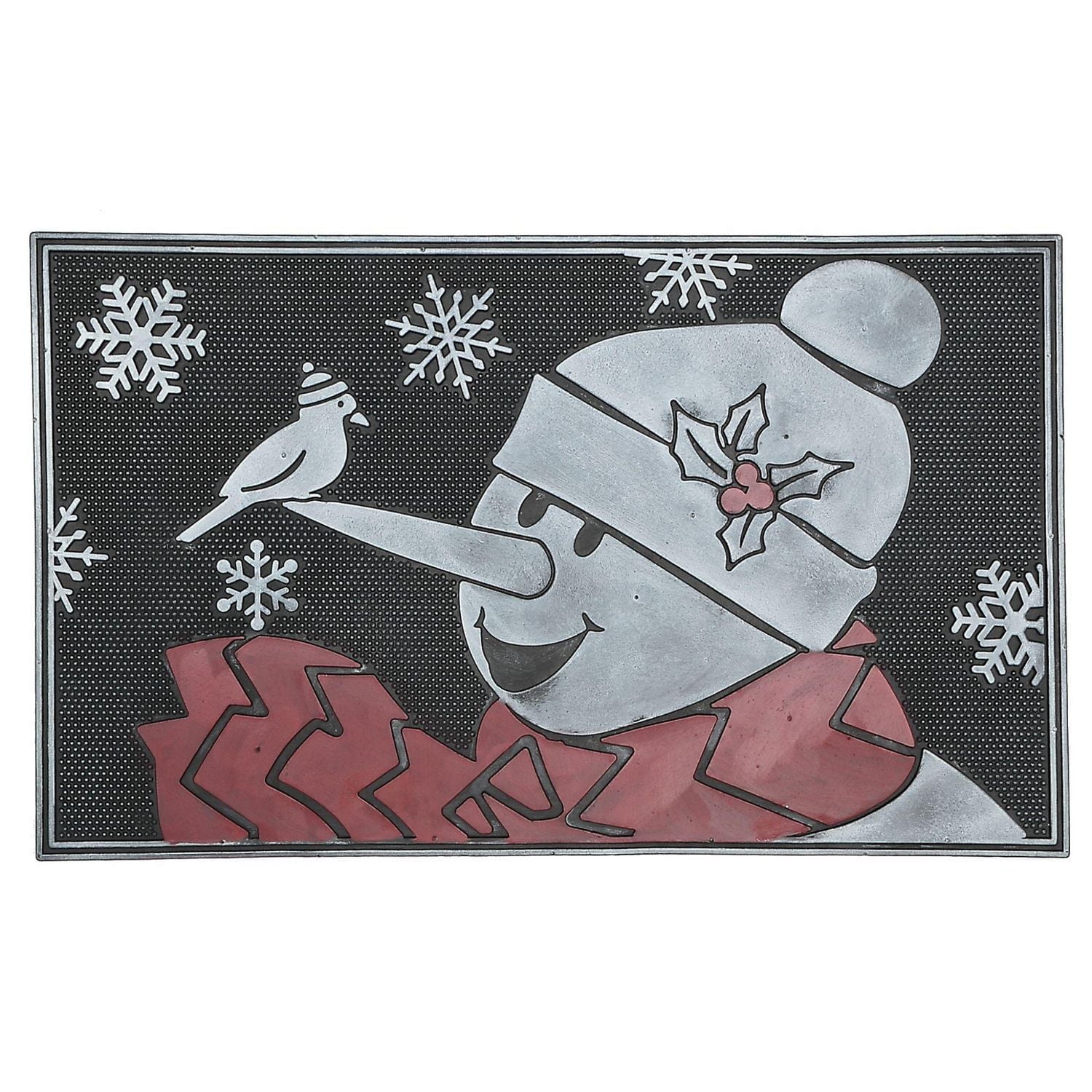 Click here for Ih Casadécor Rubber Mat (Snowman Cardinal) 1 Ft X... prices