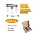 Wonder Garden Outdoor String Lights with 22 Edison Bulbs Waterproof ...