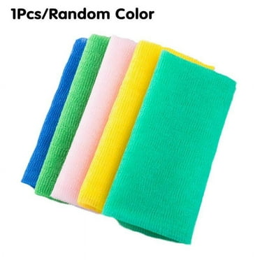 (Gazdag)5 Pack Exfoliang Face and Body Wash Cloths Towel Soft Weave ...