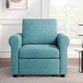 Sofa Bed Chair, Convertible Sleeper Chair Bed,Adjust Backrest Into a ...
