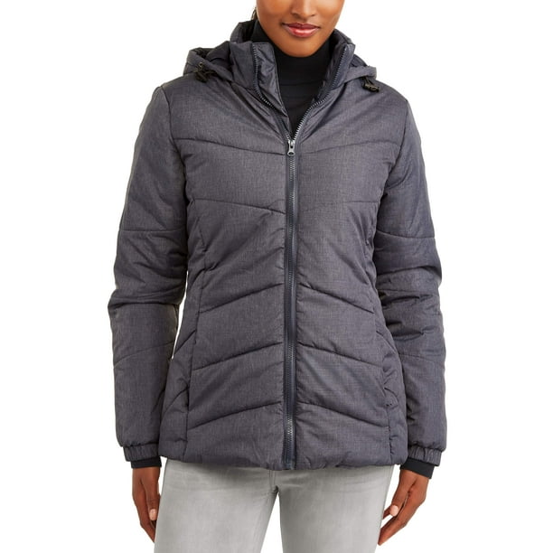 Climate Concepts Women's Denim Bubble Jacket - Walmart.com