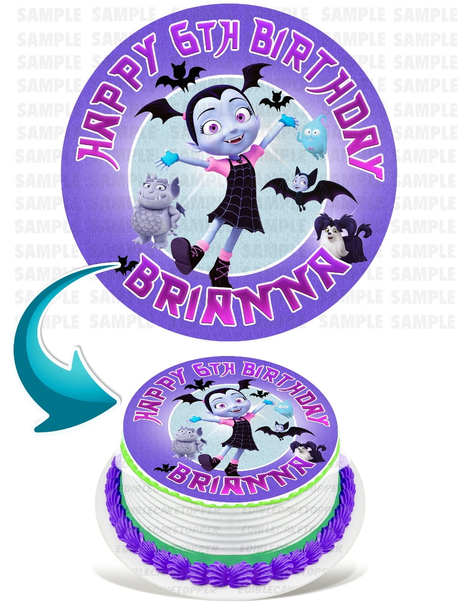 Vampirina Edible Cake Image Topper Personalized Picture 8 Inches Round ...