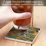 Thirstystone "Screech Owl" Single Tumbled Tile Stone Coaster - Walmart.com