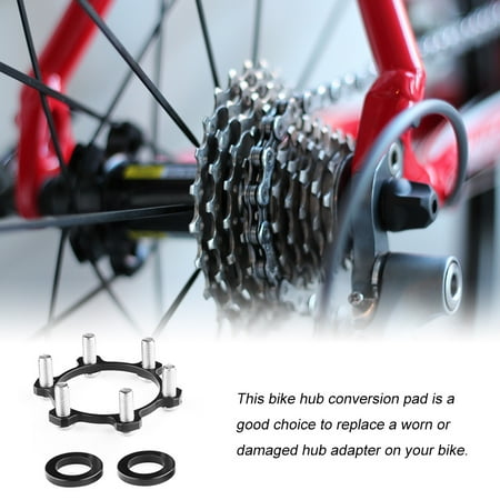 Bike Wheel Hub Flange Adaptor Replacement Aluminum Alloy Disc Upgrade ...