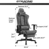 GT RACING 901 Series Gaming Chair - Walmart.com
