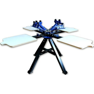 INTSUPERMAI 6 Color Silk Screen Printing Press Manual Screen Printing ...