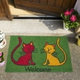 Envelor Coco Coir Doormat, Handwoven Welcome Mat - 18 x 30 x 0.5 Inches ...