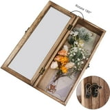 Carbonized Black Shadow Box Frame Real Glass Window Door with Hinge 5 x ...