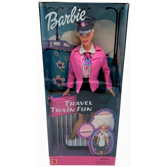 Travel Train Fun Barbie - Walmart.com