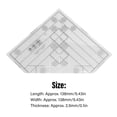 BIMZUC Premium Acrylic Grids Quilt Ruler – 5.5” Transparent Scale, 6/8 ...
