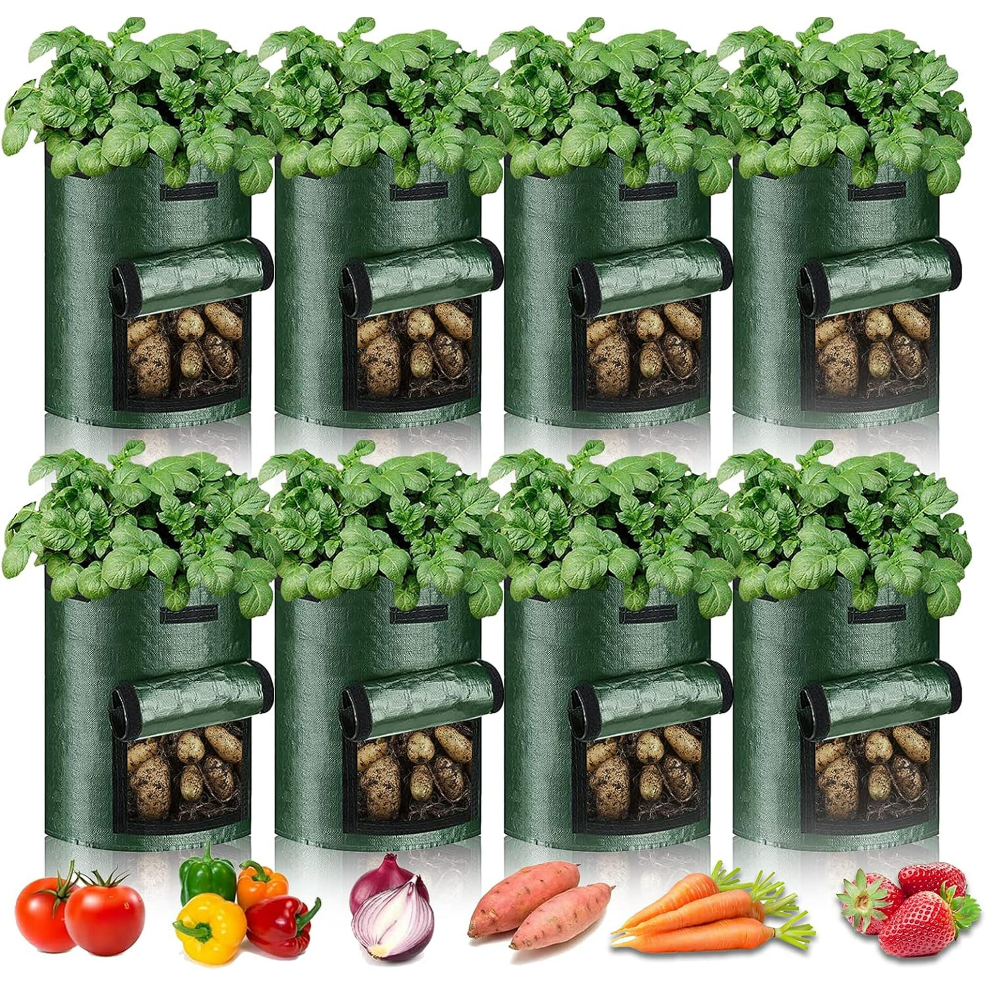 Click here for Zhuge Potato Grow Bags 10 Gallon-8 Packs  Garden B... prices