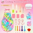 UQN Cute Kids Cooking and Baking Sets, 25Pc Kids Baking Sets with Kids ...