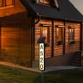 OhhGo Solar Address Sign, House Numbers for Outside Rechargeable LED ...