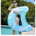 Inflatable Pool Lounge Chair, Easy Inflation Stable Floating ...