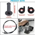 Motorcycle Throttle Grip Assembly ABS Construction For 50-250CC Dirt ...