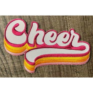 Embroidered "All-Star Cheerleader" Blue/White, Cheerleading Patch, Iron ...