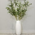 Artificial Olive Branches 39-Inch, Set of 4 Faux Greenery Stems with ...