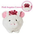 Kids Plush Piggy Bank Stuffed Animal Coin Bank for Girls - White ...